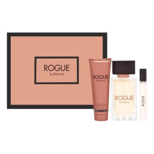 rihanna rogue women's gift set, 3 count