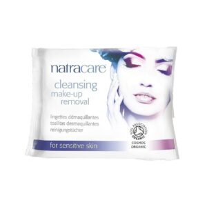 natracare cleansing make up removal wipes sensitive skin 20 per pack