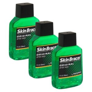 skin bracer original after shave by mennen, 7 oz (pack of 3)