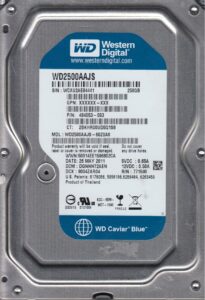 wd2500aajs-60z0a0, dcm dgnnnt2aen, western digital 250gb sata 3.5 hard drive