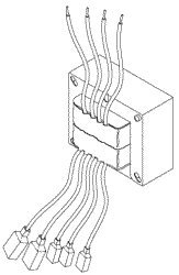 transformer for a-dec - fits: rigid arm assembly on ceiling, wall and unit mounted lights adt134