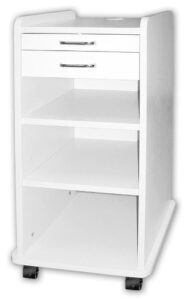 tpc dental tmc-180-w utility mobile cabinet (white)