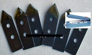 cutter blades for impulse sealer with sliding cutter fits most all machine models,(6) six pack