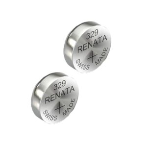 renata 329 sr731sw batteries - 1.55v silver oxide 329 watch battery (2 count)