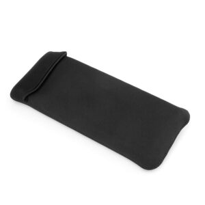 grifiti chiton fat 12 6.5" x 13.5" neoprene keyboard sleeve cover for tenkeyless mechanical & 11-13 inch 10keyless keyboards portable case - extra pocket for cable, computer mouse or gaming trackpad