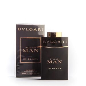 bvlgari man in black eau de parfum spray for men, 3.4 ounce