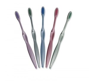 tess oral health 3920c concept curve soft bristle, pearlescent toothbrush (1 dozen) - elevate your dental care experience