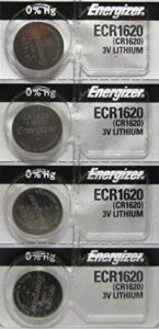 4 energizer cr1620 lithium 3v coin cell batteries