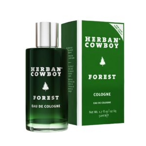 herban cowboy forest men's cologne with hints of cedar, mandarin, and black pepper (1.7 fl oz)