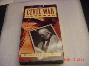 vhs tape video of a &e civil war journal destiny at fort sumter