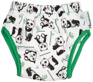 best bottom training pants, playful panda, medium