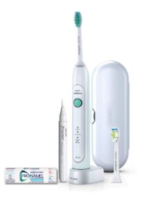 philips sonicare healthywhite electric rechargeable toothbrush special pack, hx6731/34