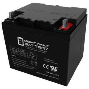 mighty max battery ml50-12 -12v 50ah sla replacement battery compatible with power patrol sla1161