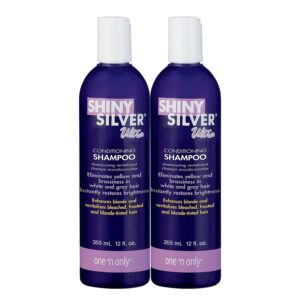 shiny silver shampoo ultra conditioning 12 ounce (354ml) (2 pack)