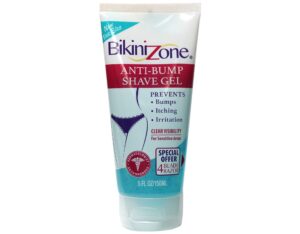 bikini zone shave gel anti-bumps, 4 ounce (2 pack)