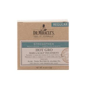 dr. miracle's strengthen hot gro hair scalp treatment 4oz super