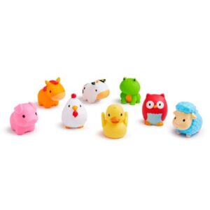 munchkin® baby bath toy squirts, farm™ animals, 8 pack