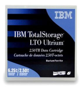 5-pack ibm lto 6 ultrium 00v7590 (2.5/6.25 tb) data cartridge