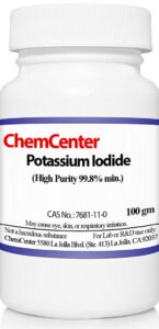 potassium iodide, ultra pure, crystalline, 500 grams