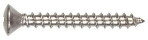 the hillman group 491197 oval head phillips sheet metal screw, 4 x 1/2-inch , 18-pack , zinc