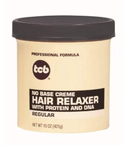 tcb no base creme hair relaxer, regular, 15 ounce by tcb