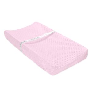 carter's popcorn valboa changing pad cover, pink blossom