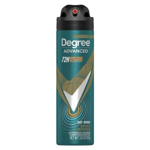 degree men antiperspirant deodorant dry spray sport defense 72-hour sweat and odor protection deodorant for men with body heat activated technology 3.8 oz