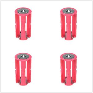 dslrkit 4aaa(lr03) to c size parallel battery adapter holder (pack of 4)