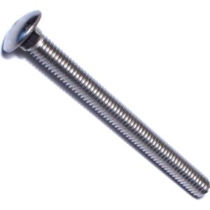 hard-to-find fastener 014973179373 stainless carriage bolts, 3/8-16 x 4-inch, 5-piece