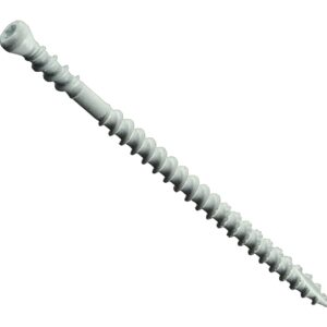 hard-to-find fastener 014973139254 composite trim screws, 8 x 3-inch, 116-piece , white