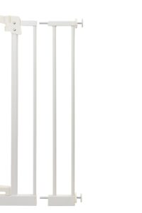 perma baby gate extension, white, 4” - fits standard perma safety gates