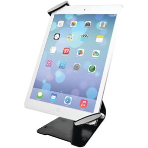 universal tablet holder - cta universal anti-theft security grip holder with metal stand for tablets ipad 10.2" (7th/ 8th/ 9th generation), & other 7–10" tablets (pad-uatgs)