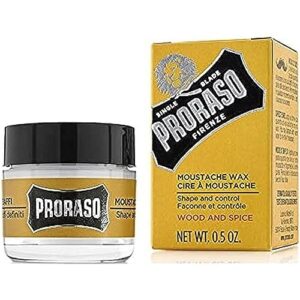 proraso moustache wax, 0.5 oz (pack of 1)