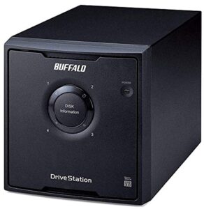 buffalo drivestation quad 4-bay 24tb (4x6tb) taa desktop external hard drive usb 3.2