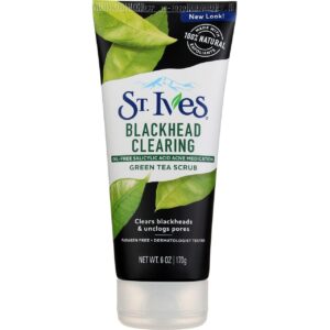 st. ives blackhead clearing face scrub green tea 6 oz(pack of 6)