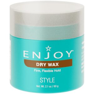 enjoy dry wax (2.1 oz) – non-greasy, pliable hair wax