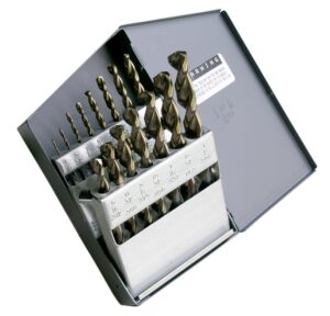 cle-line jobber drill set,15 pc,hss c18620