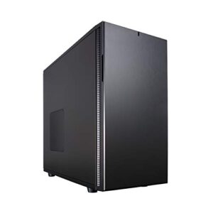 fractal design define r5 - mid tower computer case - atx - optimized for high airflow and silent - 2x fractal design dynamic gp-14 140mm silent fans included - water-cooling ready - black