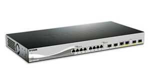 d-link systems 12-port 10gbase-t web smart switch & 2 sfp+ ports & 2 10gbase-t/sfp+ combo ports (dxs-1210-12tc)