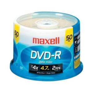 maxell 635053/638011 dvd-r - spindle 50 ct