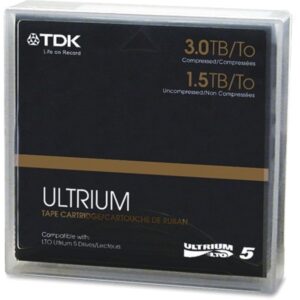 tdk life on record lto ultrium 5 data cartridge - lto-5-1.50 tb (native) / 3 tb (compressed) - 2775.59 ft tape length