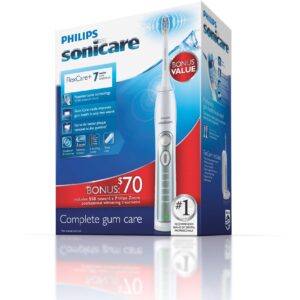 philips sonicare flexcare+ rechargeable electric toothbrush, standard packaging