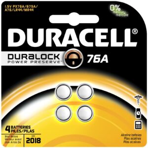 duracell - 76a 1.5v specialty alkaline battery - long lasting battery - 4 count