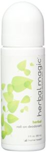 home health herbal magic roll-on deodorant, herbal scent , 3-fluid ounces