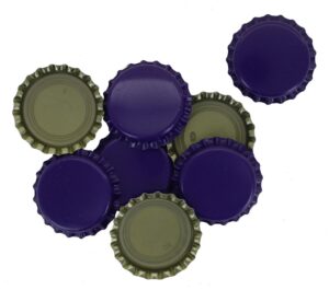 brew caps cominhkpr72342 100 purple bottle caps with oxygen barrier liner