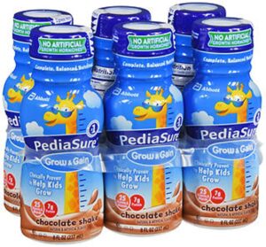 pediasure liquid chocolate, 6-8oz