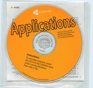 gateway applications cd: application restoration v7.0 r60