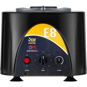 lw scientific e8c-u8av-1503 variable speed e8 centrifuge, angled 8-place with timer 110/220v