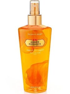 victoria's secret amber romance fragrance mist travel size 2 oz