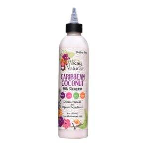 alikay naturals caribbean coconut milk shampoo natural nettle, coconut milk & oil 8 ounce